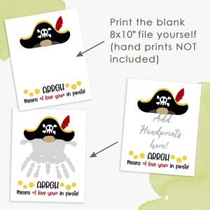 Valentines Day Handprint Art, DIY Card From Baby Boy, Crafts for Kids ...