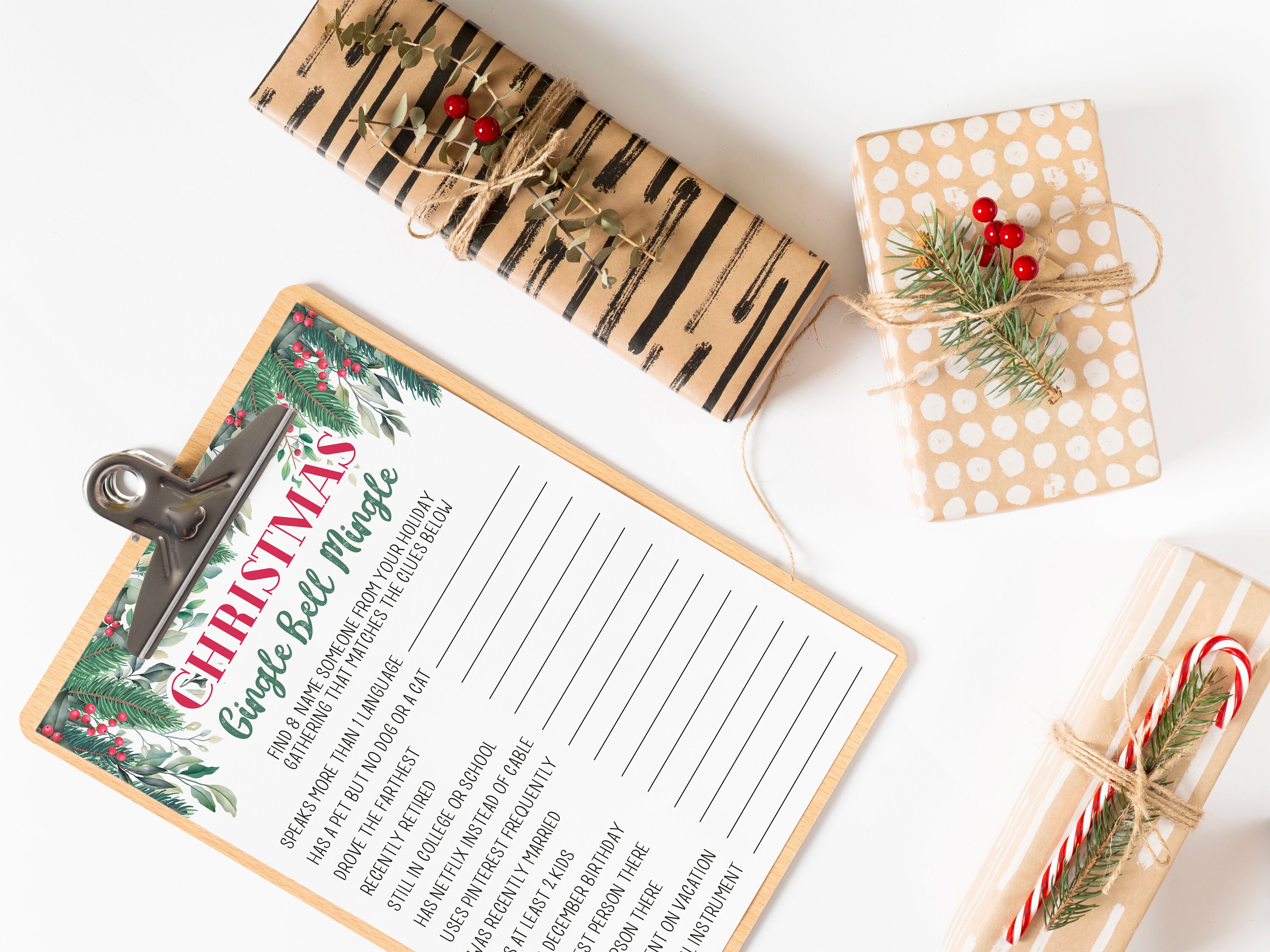 Christmas games printable BUNDLE christmas easy party game | Etsy