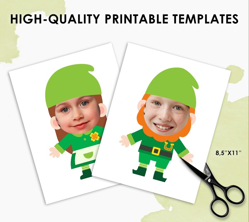 Leprechaun Add Face Template, Add Your Own Photo, Saint Patrick's Day ...