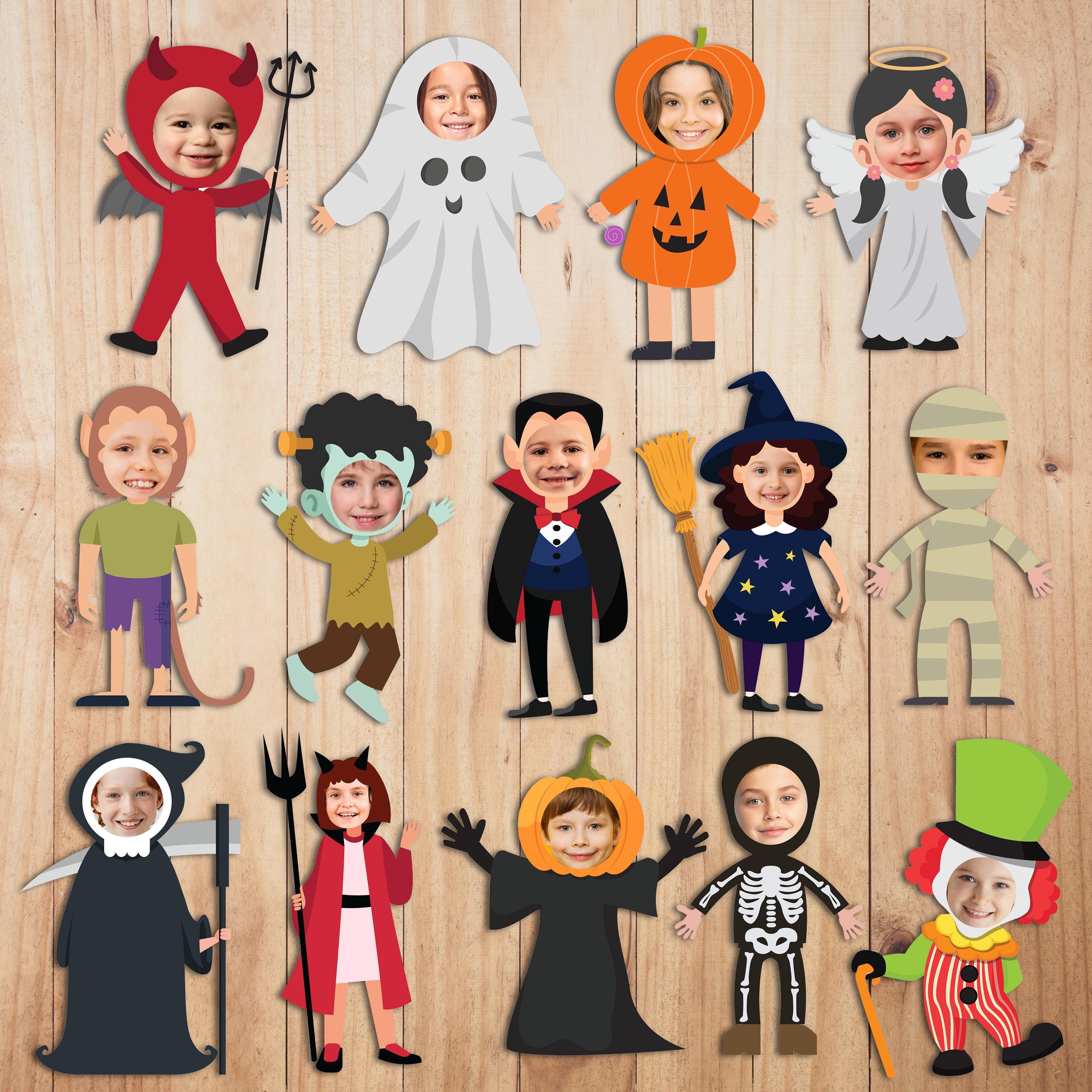 Add Your Own Photo, Halloween Costume Photo Frames, Face Blank Template ...