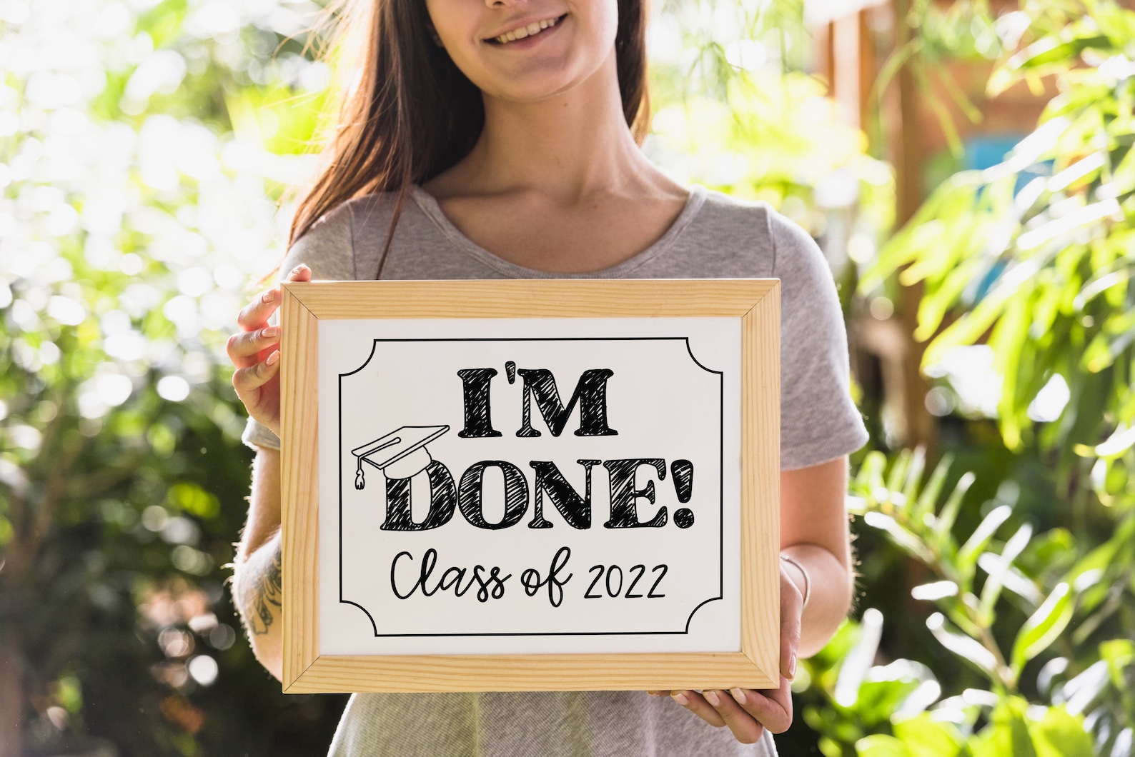 I'm Done Printable Graduation Sign Class of 2022 | Etsy