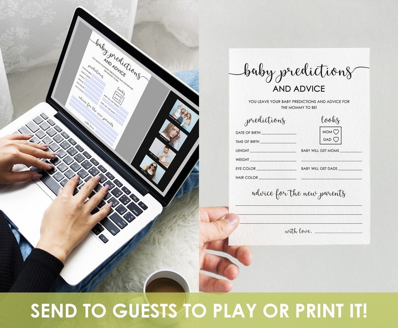 Baby Abc Game Baby Shower Games Kraft Baby Items Game | Etsy