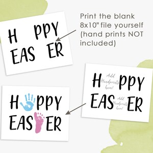 Easter Handprint Art, Printable, Bundle, Keepsake Craft for Kids ...