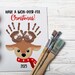 Handprint Art, Christmas Crafts for Kids, Reindeer, DIY, Keepsake ...