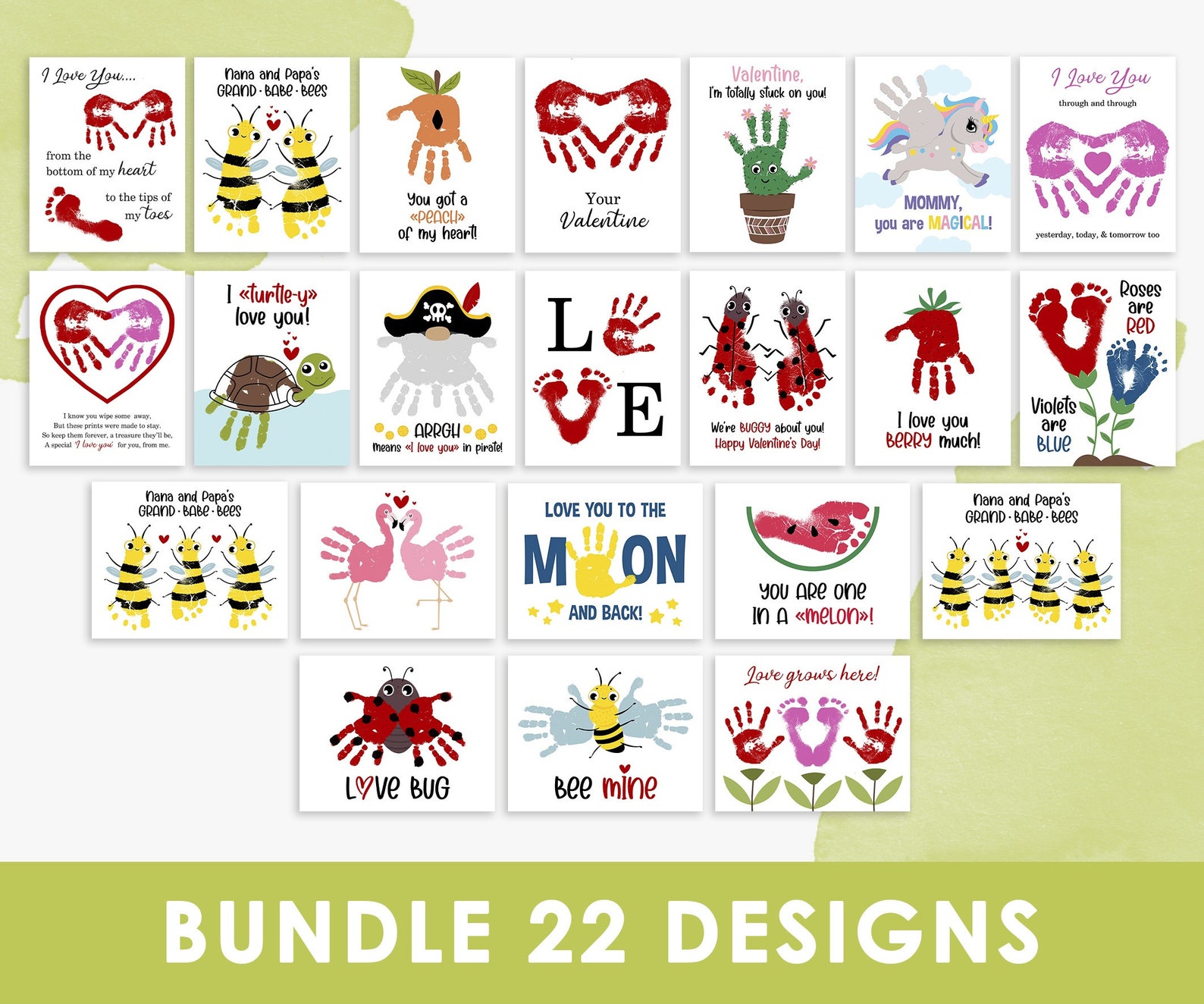 22 BUNDLE Valentines Day Crafts for School for Toddlers | Etsy