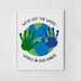 Preschool Earth Day Activity, Handprint Art Craft, DIY, Kindergarten ...