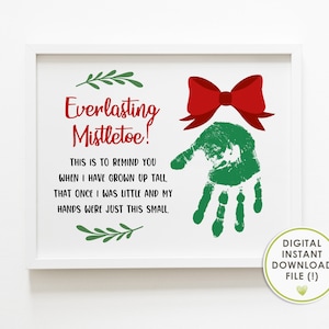 Everlasting Mistletoe Poem Printable - Etsy