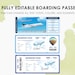 Kids Pretend Play Passport Bundle: Editable Travel Games (canva ...