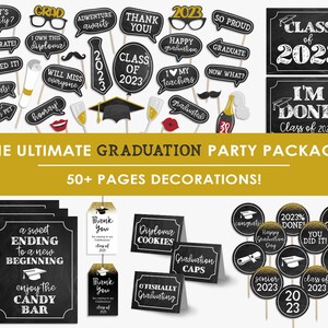 I'm Done Printable Graduation Sign Class of 2023 Instant Download ...
