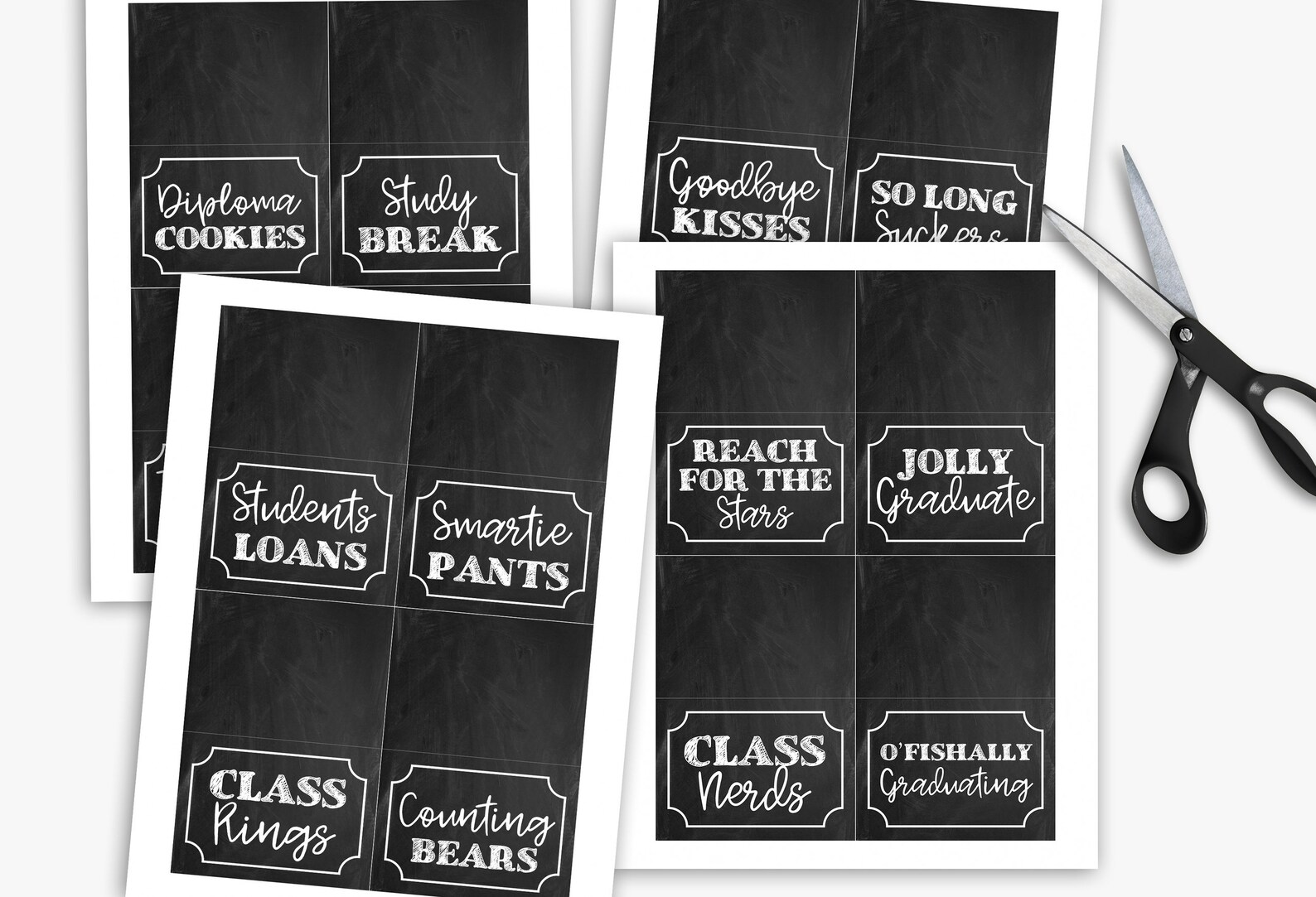 Graduation Candy Buffet, Candy Bar Labels and Sign, Graduation ...