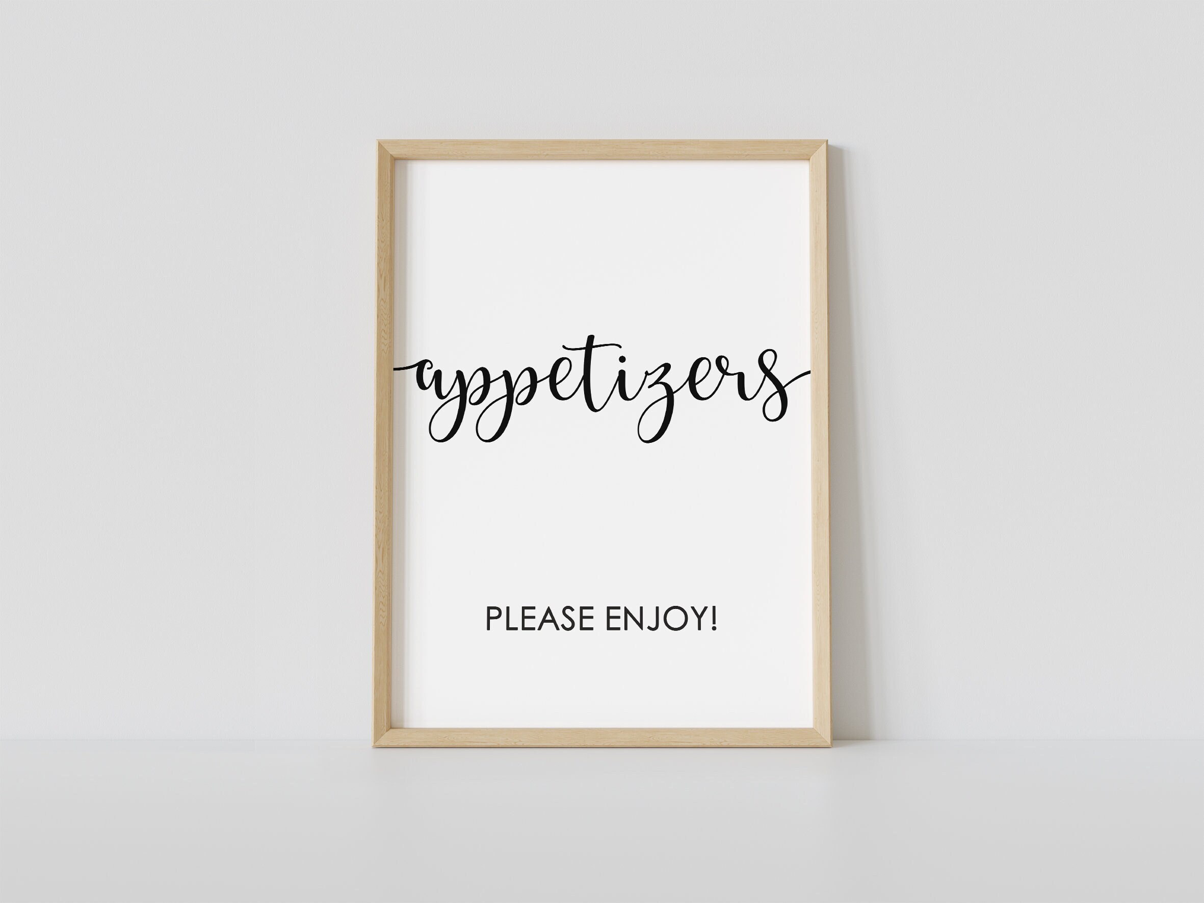 Appetizer Sign