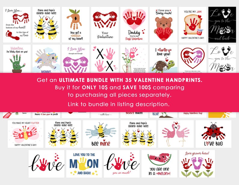Bumble Bee, Valentines Day Handprint Art, DIY Card From Baby, Crafts ...