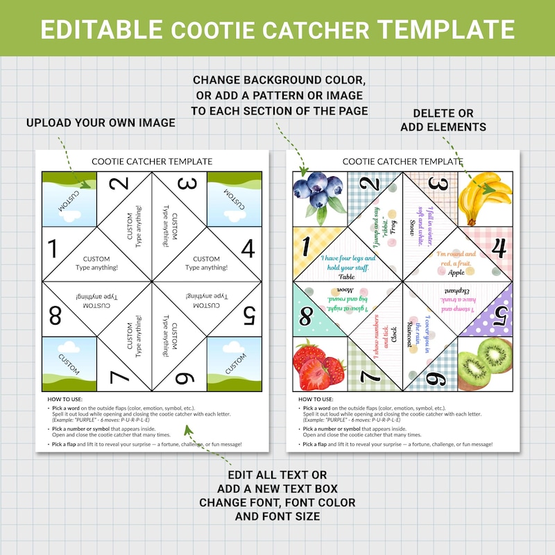 Cootie Catcher Wedding - Etsy