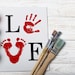 Love Handprint Art Valentines Day Gift From Baby Craft and - Etsy