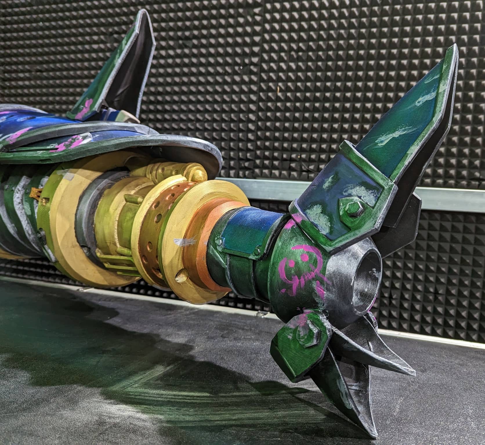 Jinx Arcane Set Prop Fishbones Granade Gun Minigun - Etsy