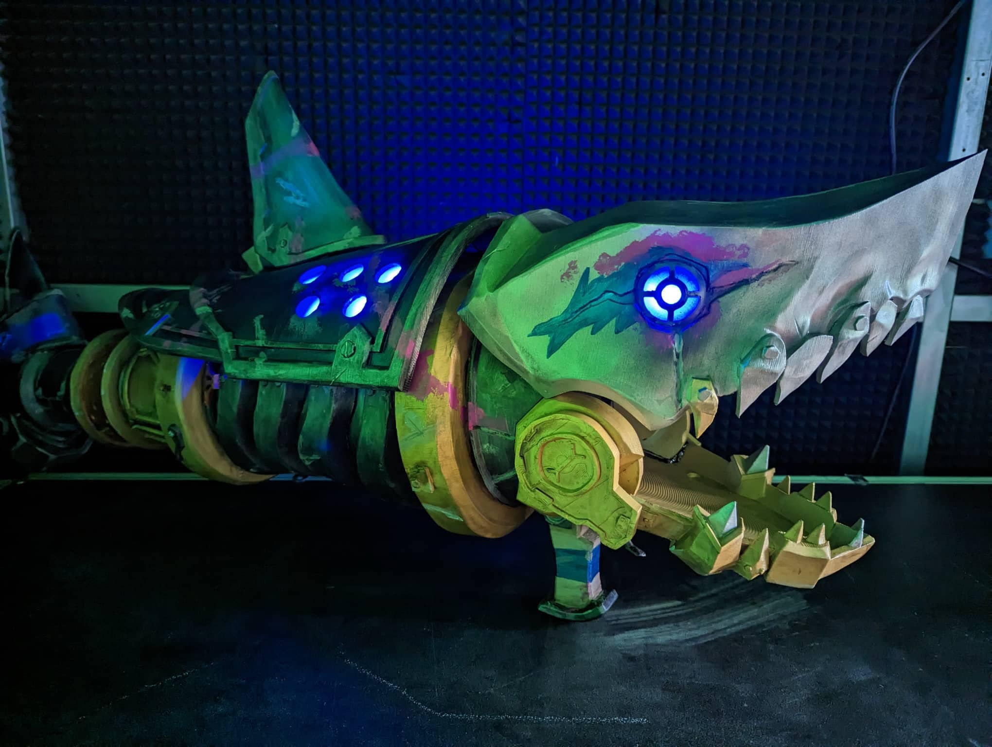 Jinx Arcane Set Prop Fishbones Granade Gun Minigun - Etsy