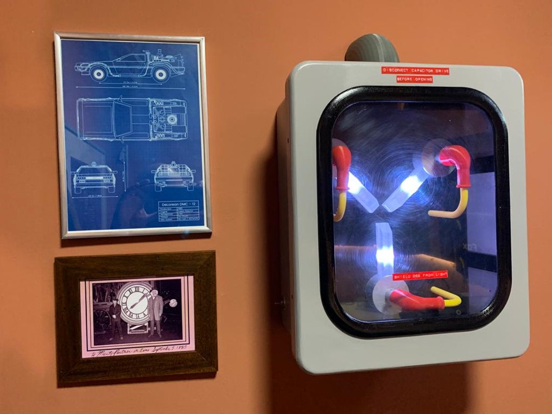 Flux Capacitor Replica Back to the Future With Light Effects Openable ...