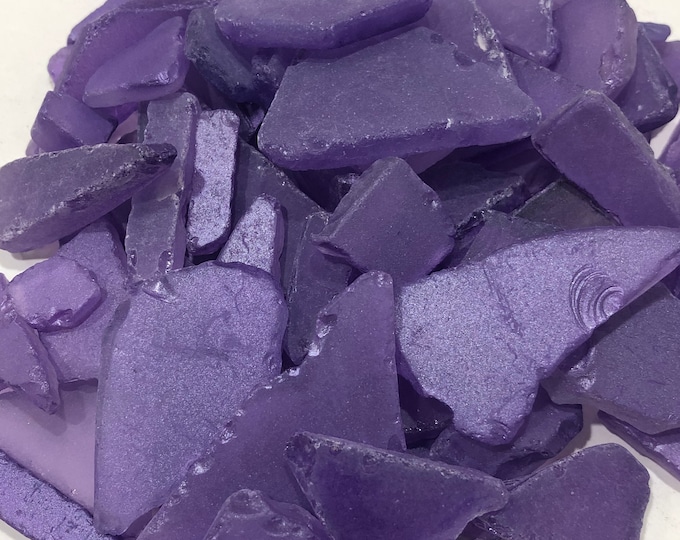 Purple Sea Glass-beach Wedding Decor-coastal Home Decor-beach Wedding ...
