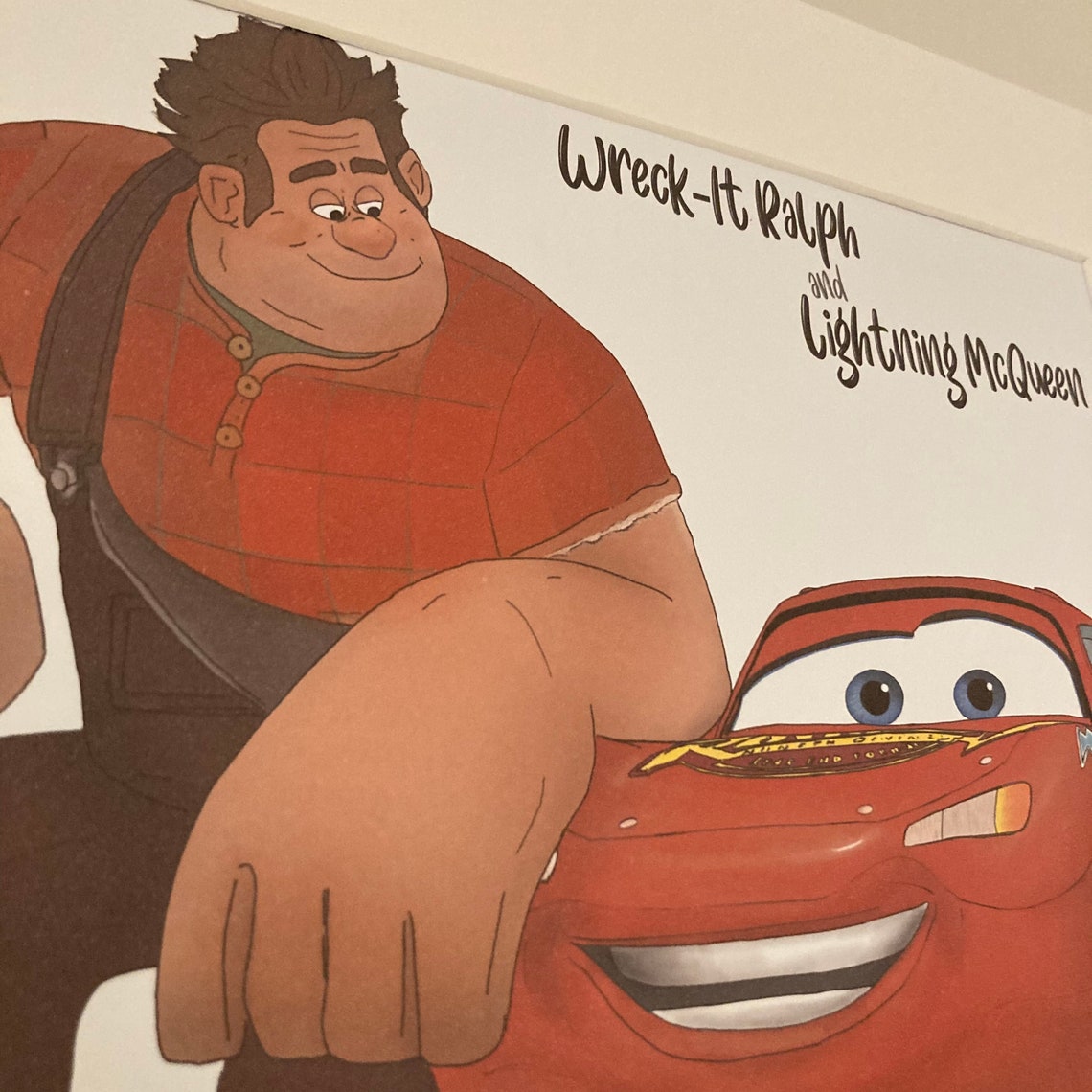 Wreck It Ralph and Lightning Mcqueen / Cars Disney / Pixar - Etsy UK