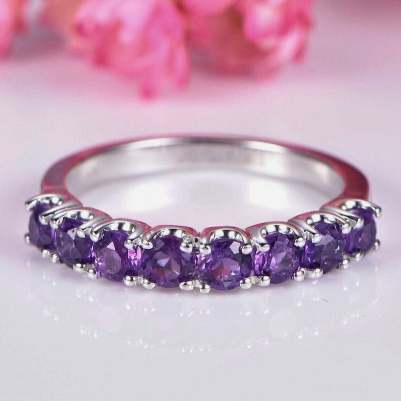 Purple Wedding Band - Etsy