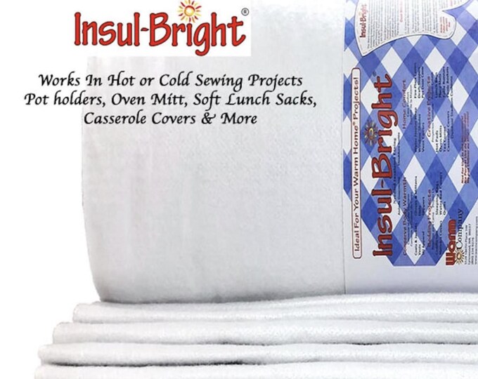 Insul-bright Batting Fabric Insulated Material for Sewing Projects (22. ...