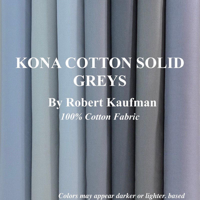 Kona Cotton Fabric - Etsy