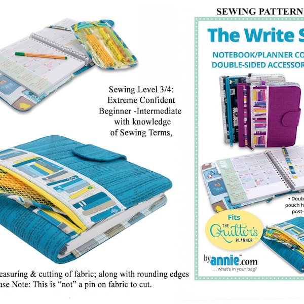 Notebook Cover Sewing Pattern - Etsy