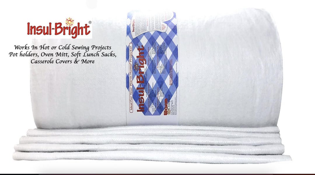 Insul-bright Batting Fabric Insulated Material for Sewing Projects (22. ...
