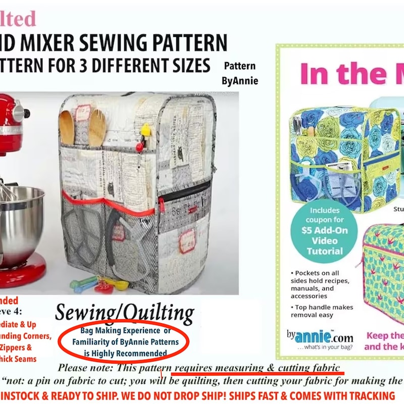 Stand Mixer Cover - Etsy