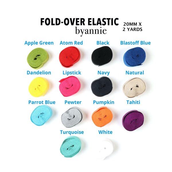 Fold Over Elastic - Etsy