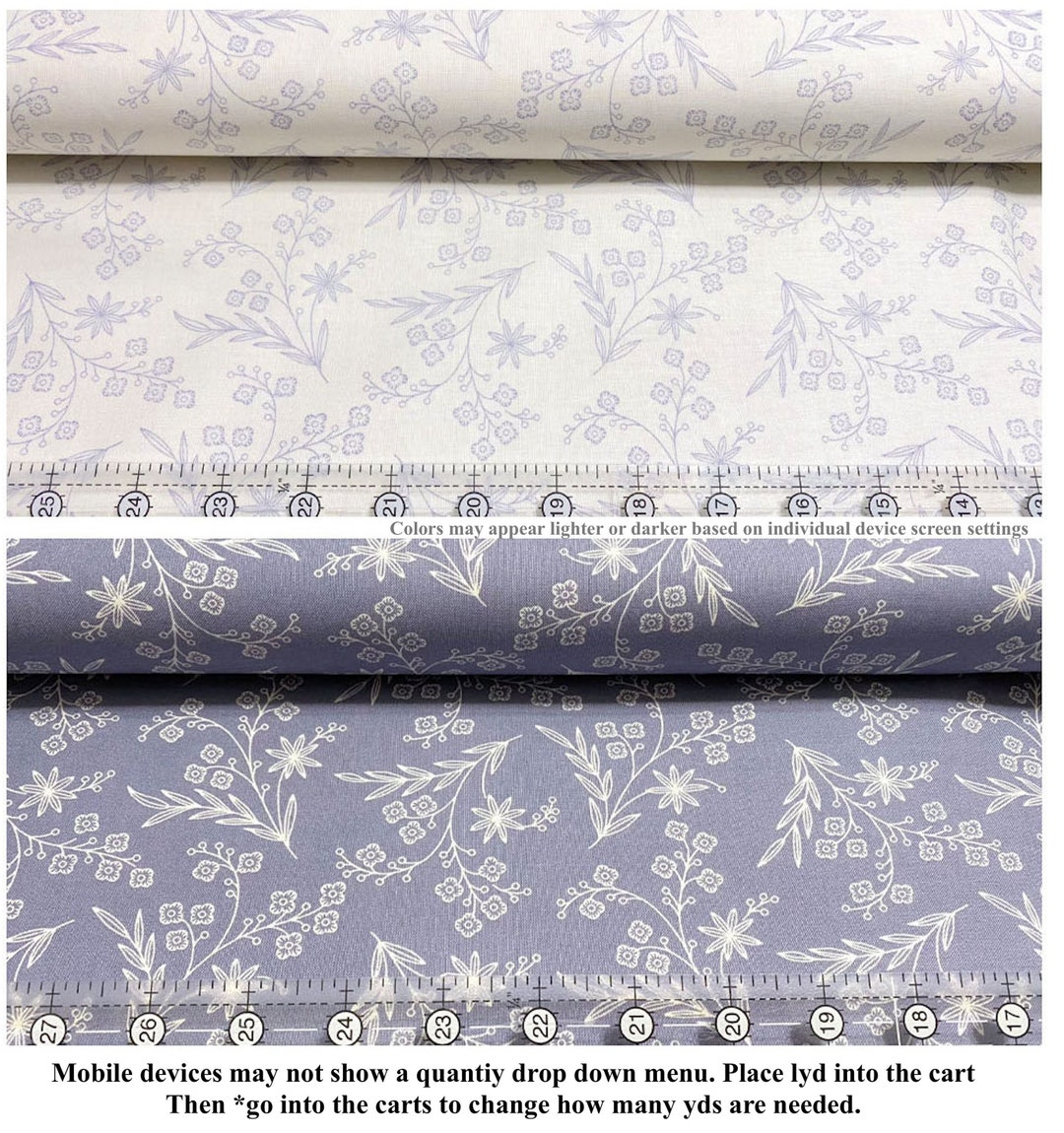 Abloom Floral Quilt Cotton Fabric by Renee Nanneman - Andover Makower ...