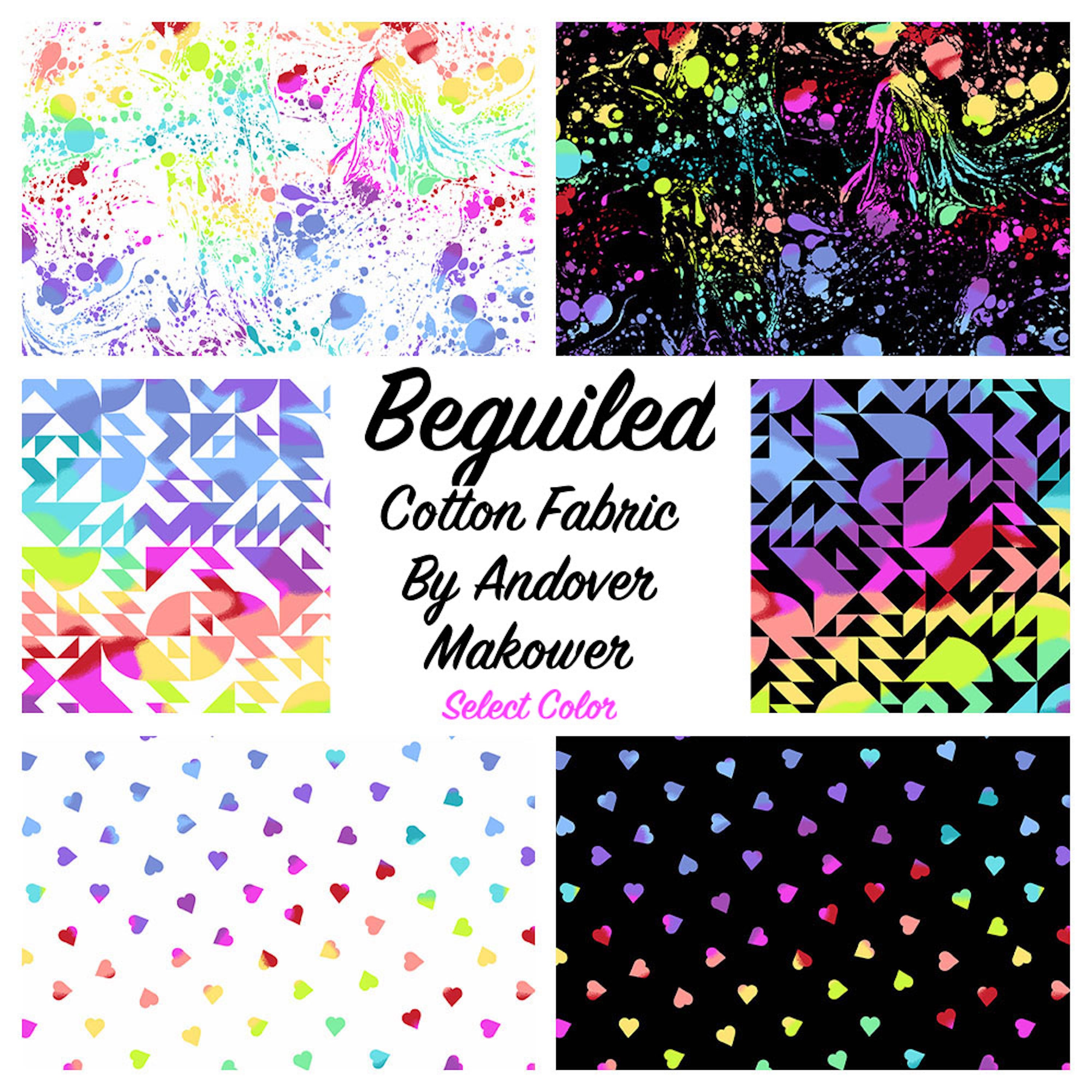 BEGUILED Cotton Fabric Andover Select Color Makower 43/44in Wide Quilt ...