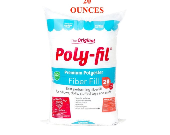 The Original POLY-FIL 1.25LBS 20oz PREMIUM Polyester High Performance ...