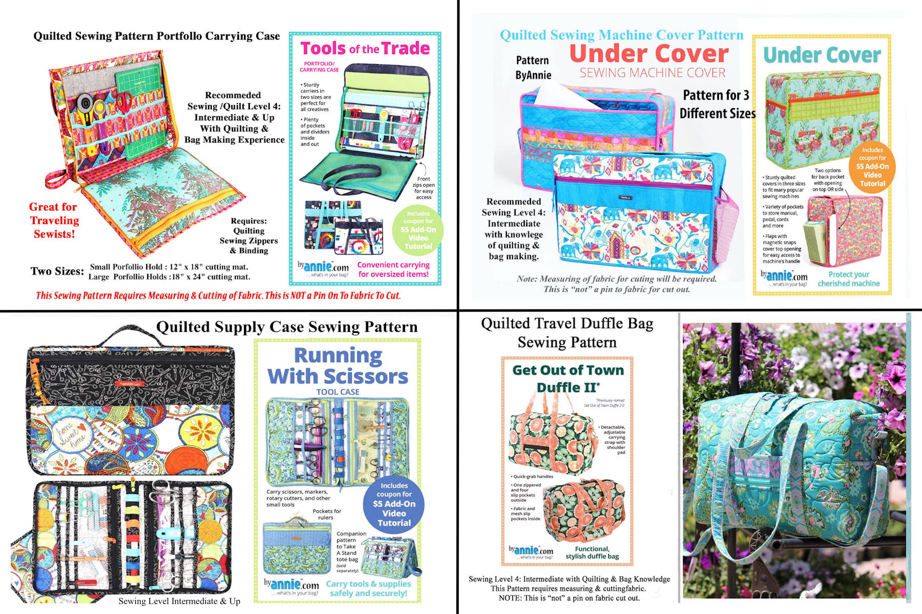 Byannie Sewing Quilt Pattern: Intermediate to Advanced Level Choose - Etsy
