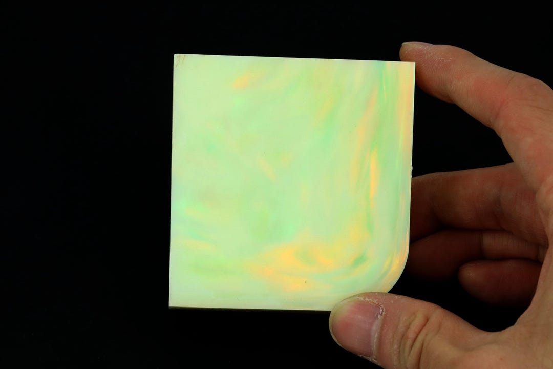 Oparex Opal 120g OLP384 Dreamy Lemonade Opal Imitation Opal Rough Block ...