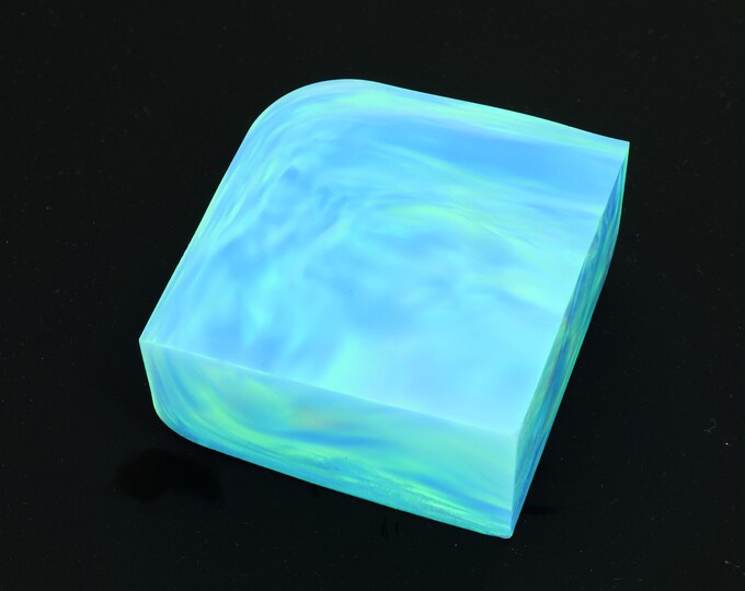 Oparex Opal 117g OLP306 Sky Blue Imitation Opal Rough Block Stone With ...