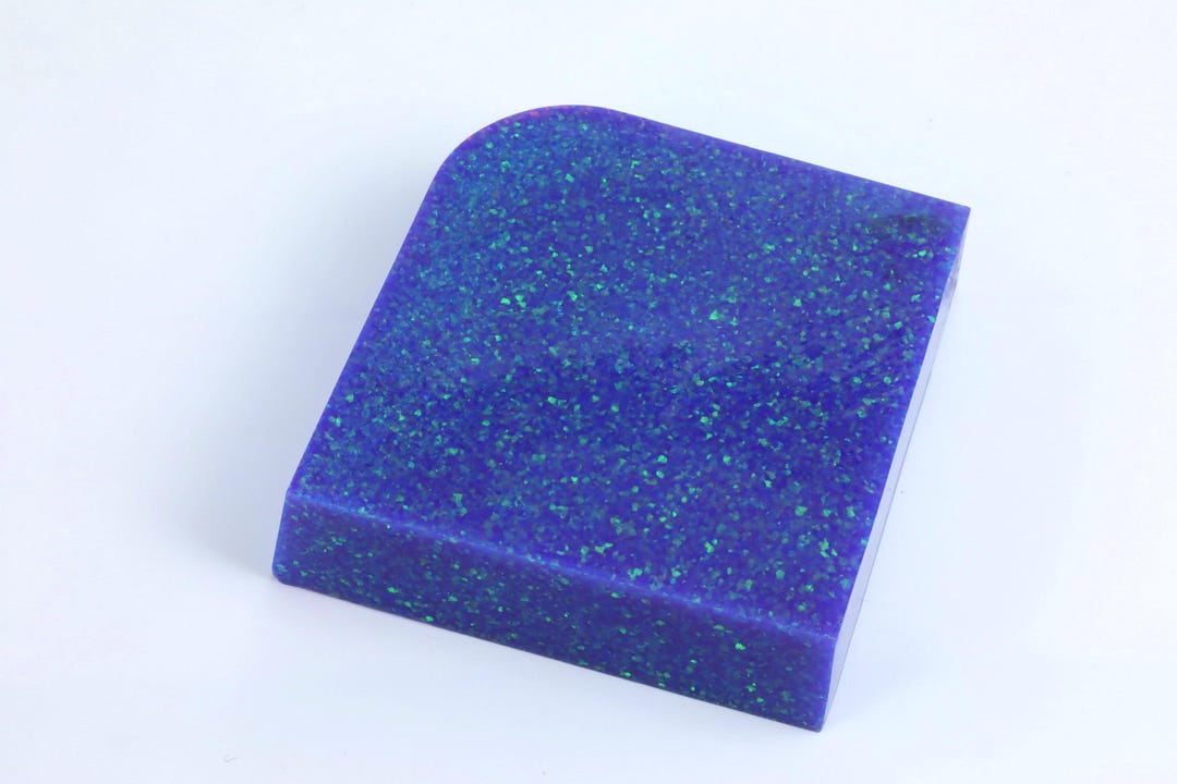 Oparex Opal 105g OLP440 Glitter Opal Purple Imitation Opal Block Stone ...