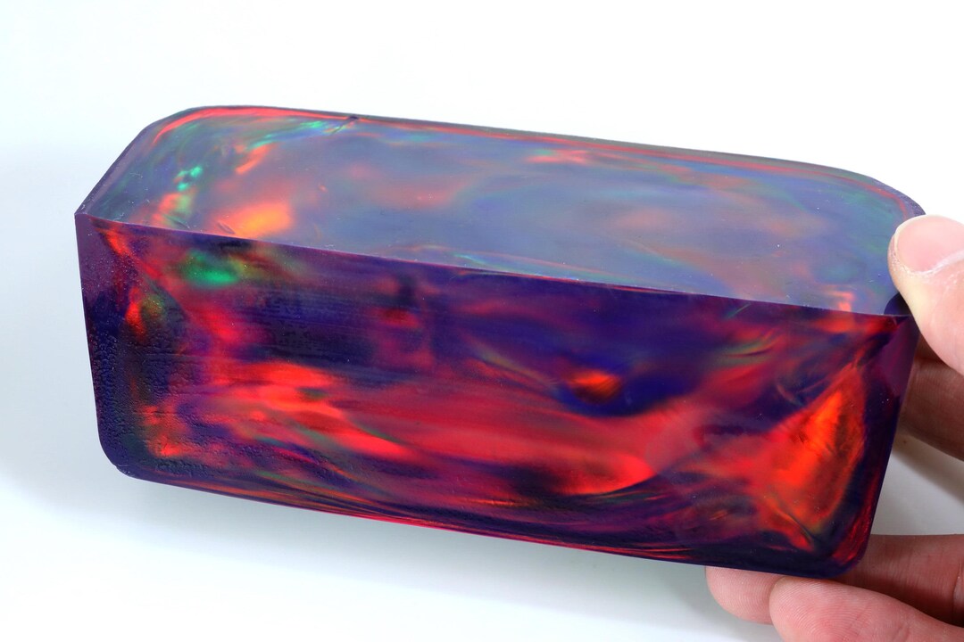 Oparex Opal 474g OLP376 Violet Dream Purple Imitation Opal Rough Block ...