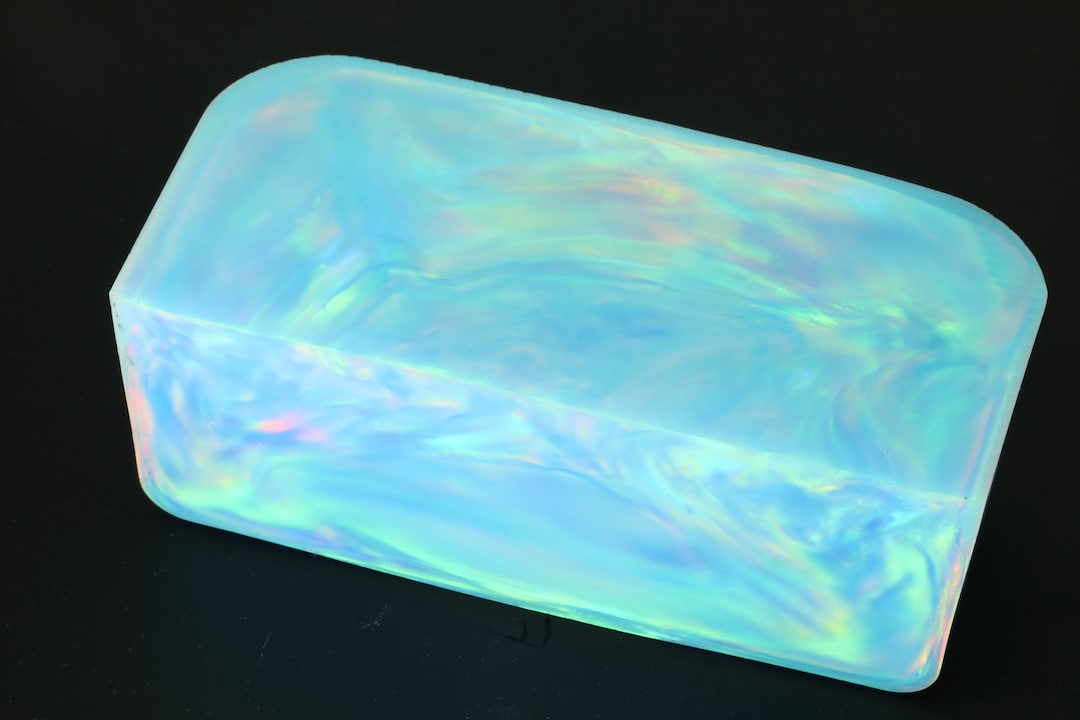 OLP306 UV Reactive Oparex Opal Block: Sky Blue Nebula Pattern (483g) - Etsy