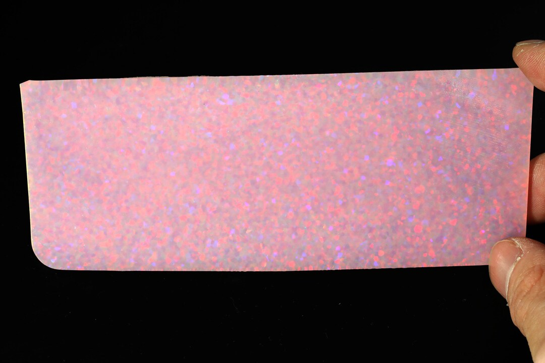 Oparex Opal 5mm Slice OLP424 Glitter Opal Pink Imitation Opal Slice ...