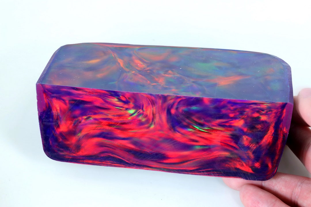Oparex Opal 499g OLP376 Violet Dream Purple Imitation Opal Rough Block ...