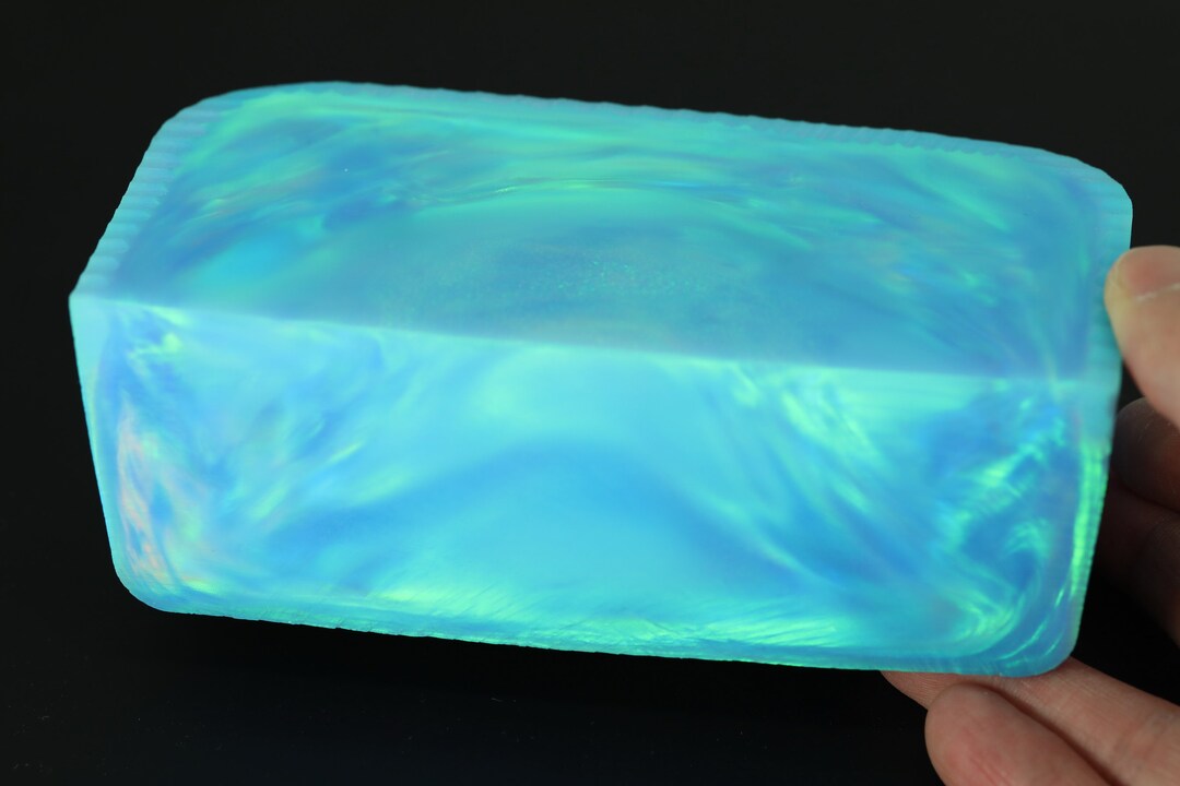Oparex Opal 506g OLP306 Sky Blue Imitation Opal Block With Aurora ...