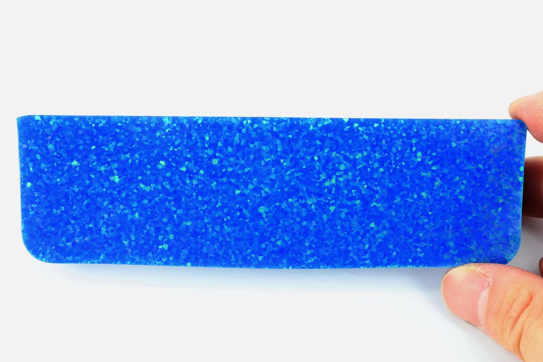 Oparex Opal 96g OLP405 Glitter Opal Blue Imitation Opal Block Stone ...
