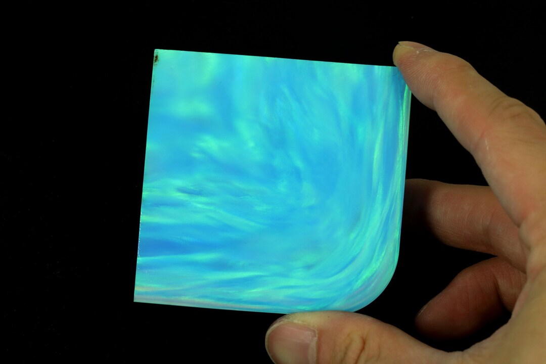 Oparex Opal 117g OLP306 Sky Blue Imitation Opal Rough Block Stone With ...