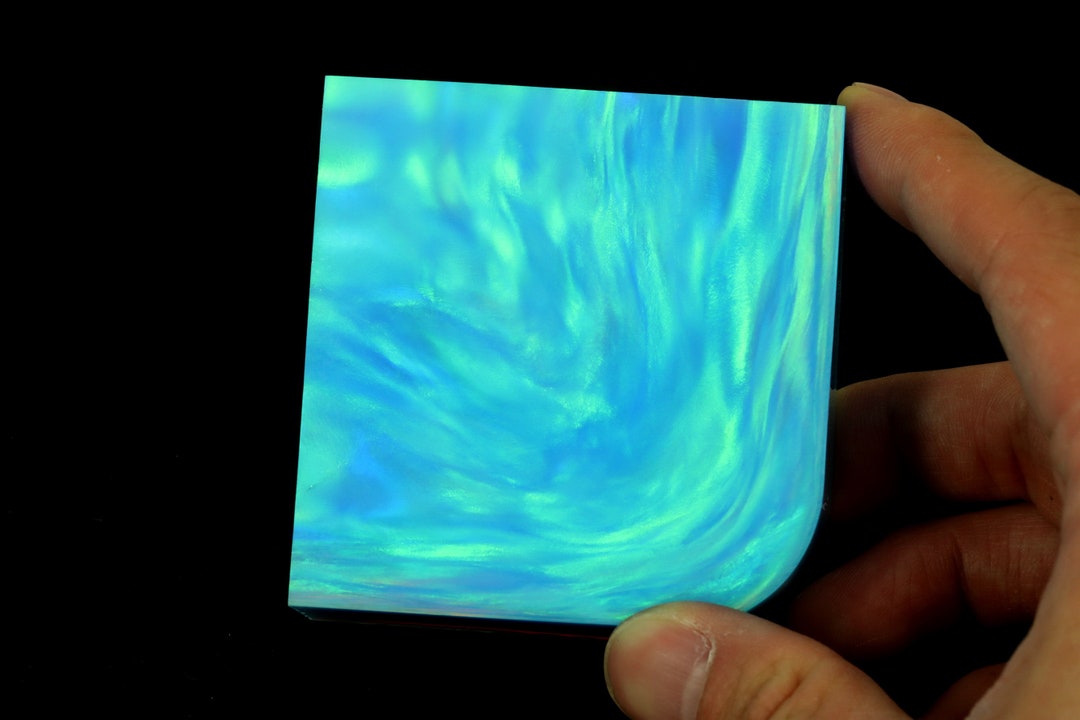 Oparex Opal 117g OLP306 Sky Blue Imitation Opal Rough Block Stone With ...