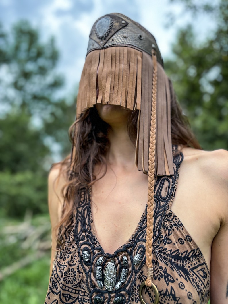 Shaman's Headdress, Ceremonial Hat, Ritual Mask, Unisex Headdress ...