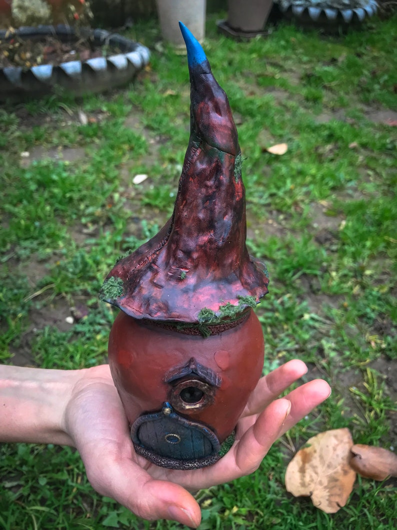 Fairy Jar House Decorative Jar Tea Jar Fimo Clay Unique - Etsy