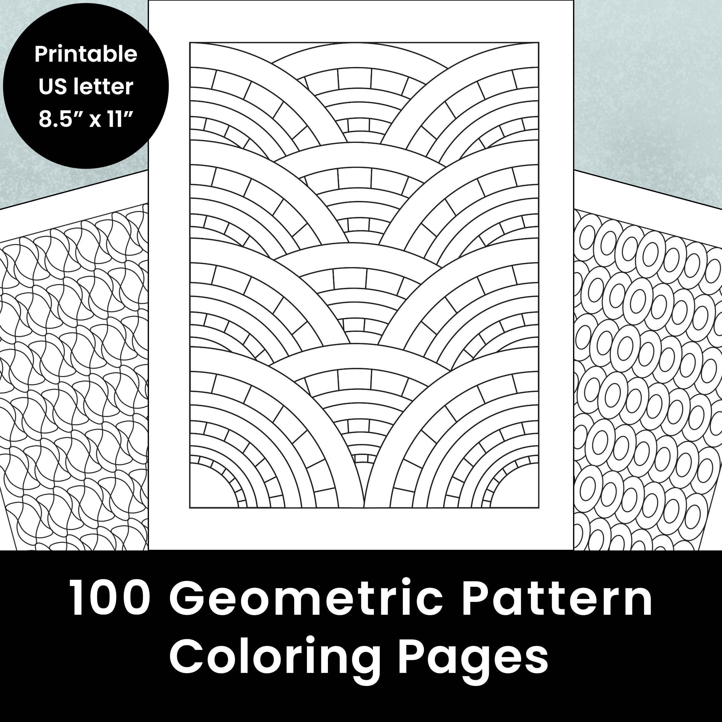 Cool Geometric Design Coloring Pages