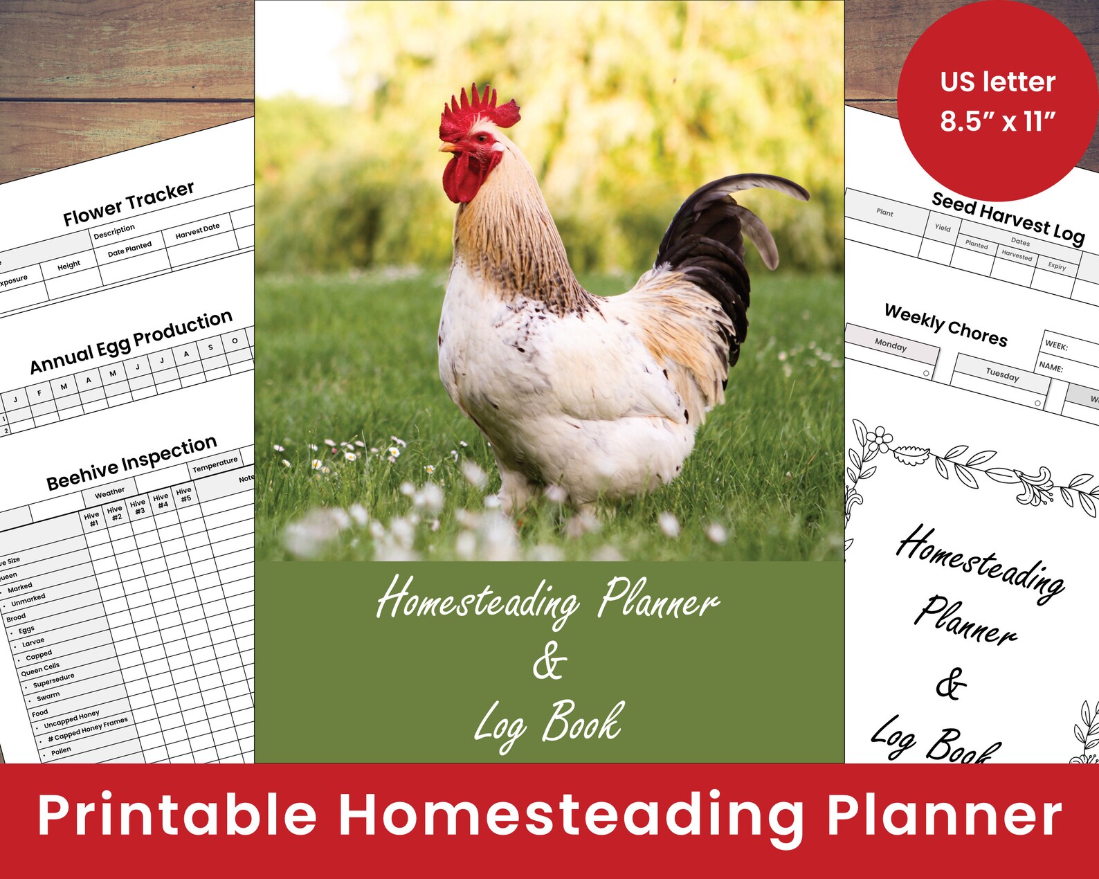 Printable Homesteading Planner & Log Book Record Keeping and | Etsy