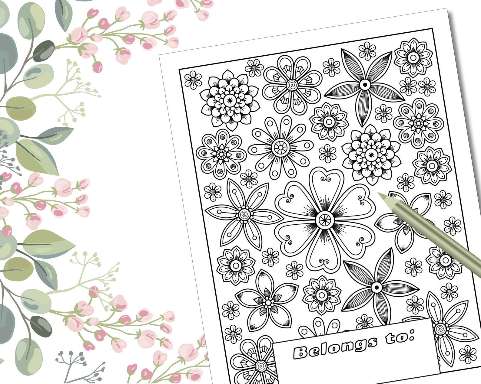 Printable 2023 Coloring Calendar Dated & Undated 1-page - Etsy Canada
